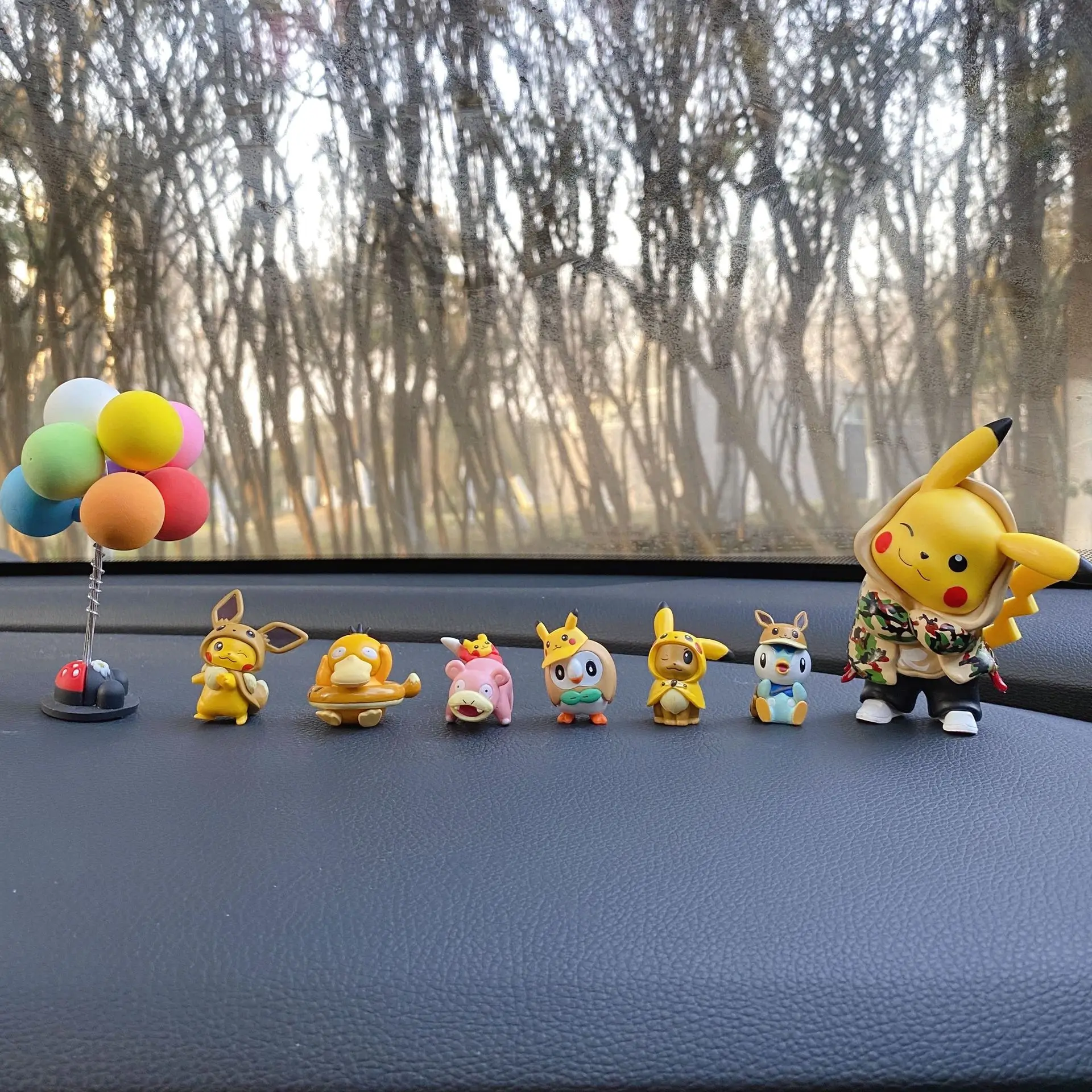 Anime-Pok-mon-Pikachu-Car-Ornaments-Cartoon-Miniature-Doll-Dashboard ...
