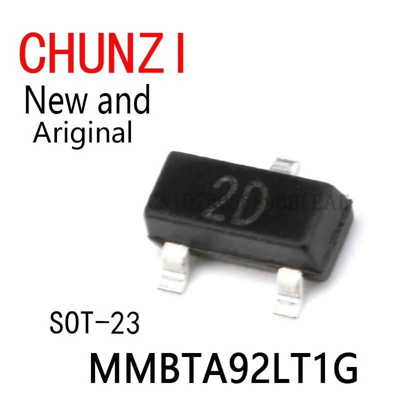 100PCS New and Original SMD 2D A92 MMBTA92 Transistor SOT-23 ...
