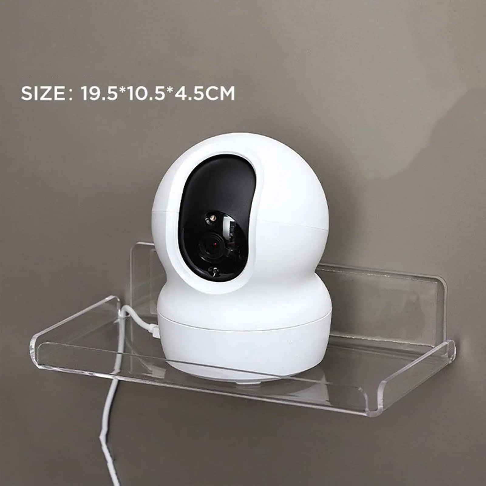 Clear-Acrylic-Wall-Mounted-Storage-Holders-for-Router-Projector-Bracket ...