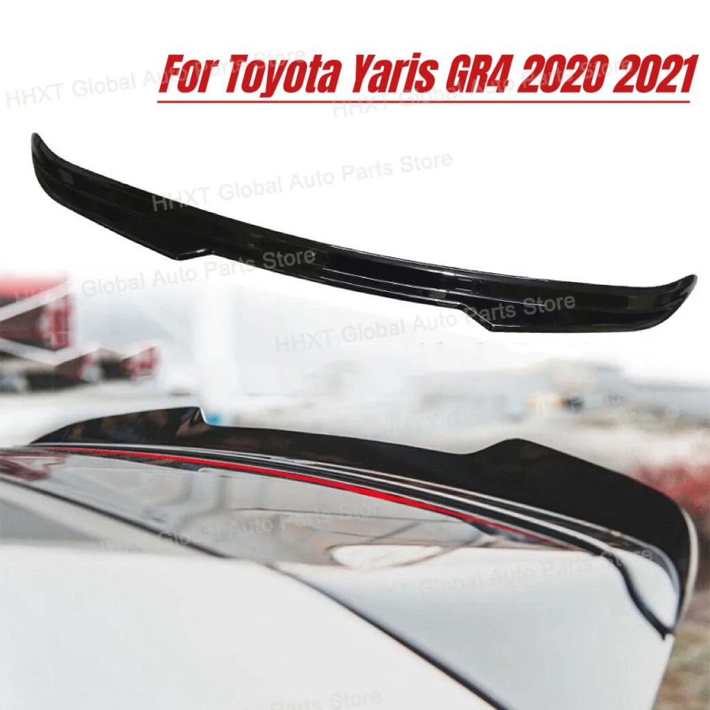 For Toyota Yaris GR4 Spoiler MK4 Rear Wing Extension Cap Tail Car ...