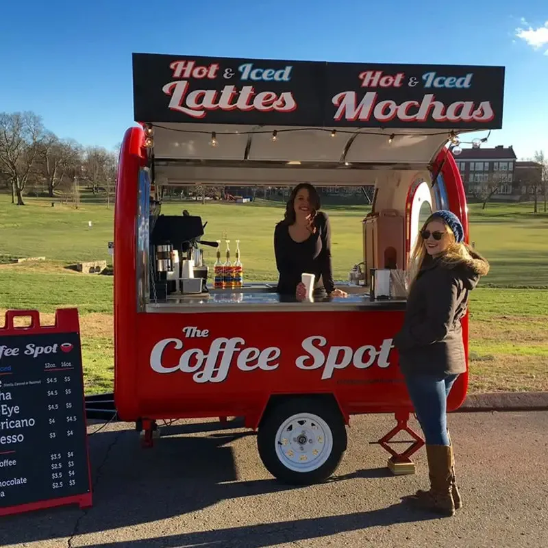 Concession Food Trailer Usa Refrigerated Gelato Ice Cream Hotdog Food ...