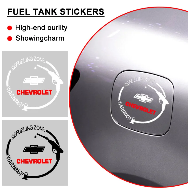 1pcs Car Badge Vinyl Reflective Fuel Tank Cap Stickers Decal for ...