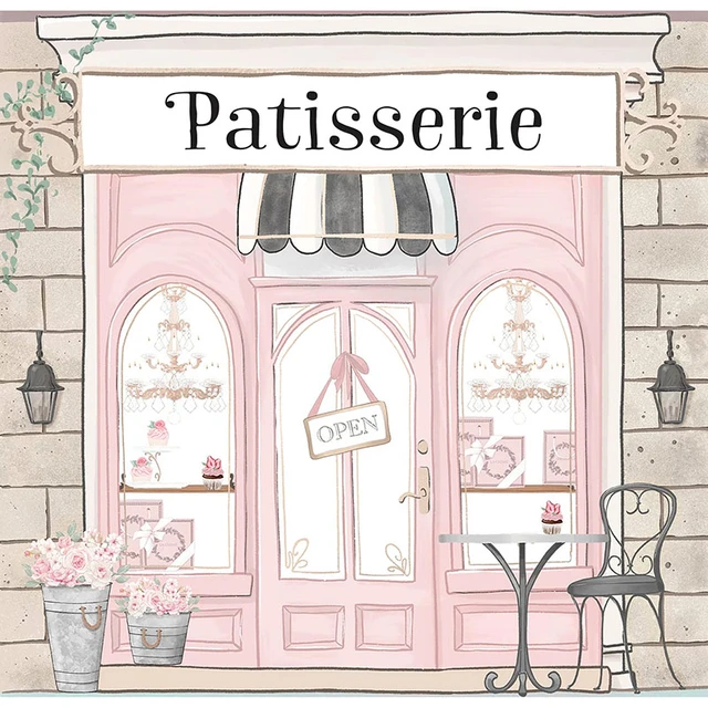 Pink Bakery Shop Front