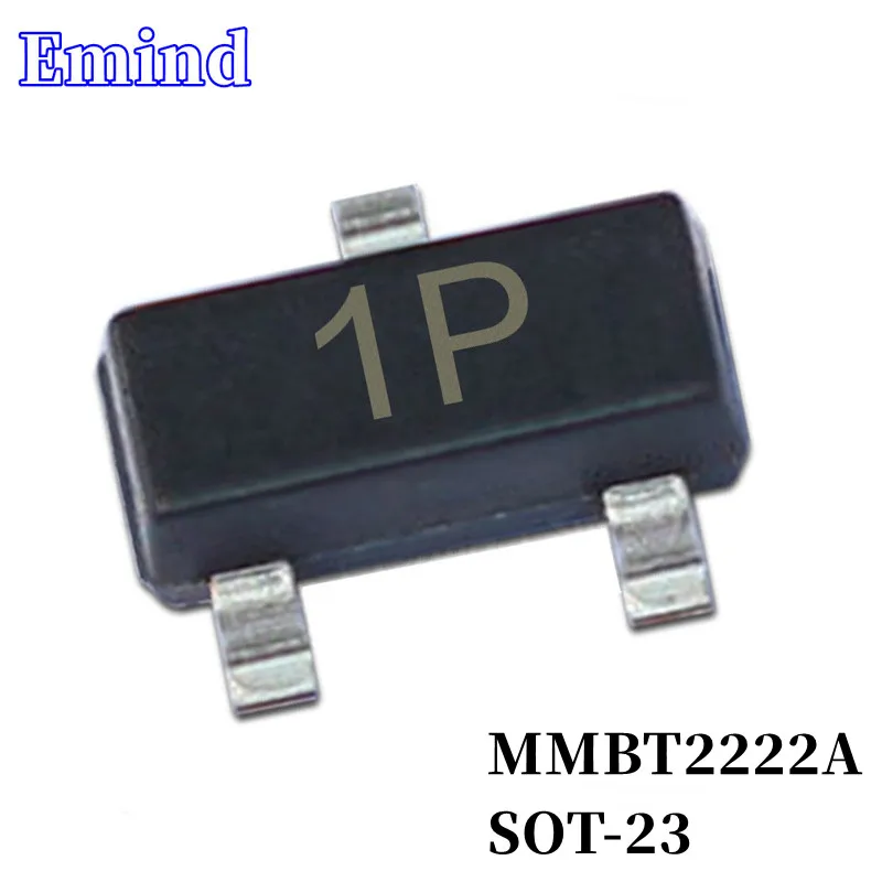 100-200-300Pcs-MMBT2222A-SMD-Transistor-Footprint-SOT-23-Silkscreen-1P ...