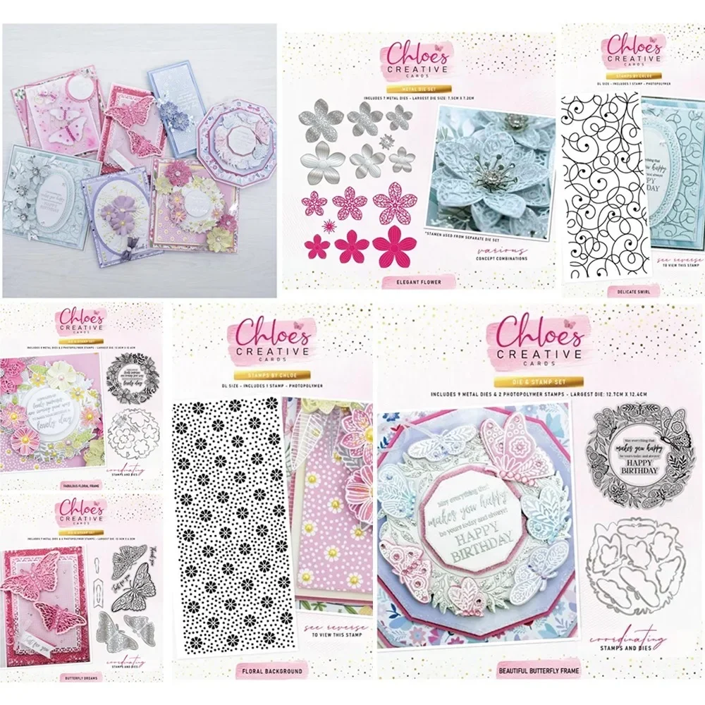 Elegant-Flower-Background-Stamps-Metal-Cutting-Die-And-Stamps ...