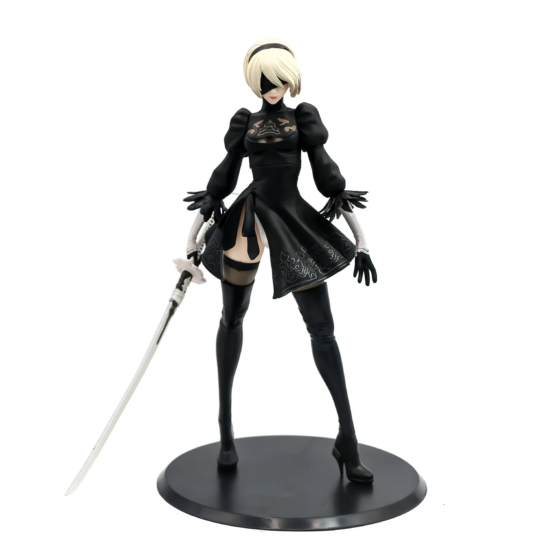 28CM-NieR-Automata-2B-Anime-Girl-Figurine-Collectible-Model-Figure ...