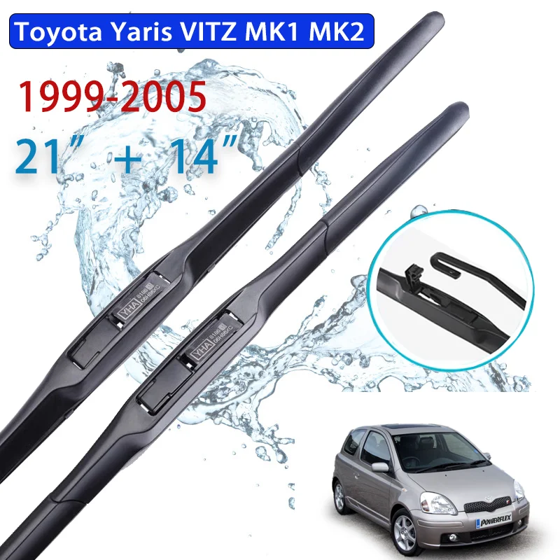For-Toyota-Yaris-Vitz-MK1-MK2-2006-2007-2008-2009-2010-2011-Front-Wiper ...