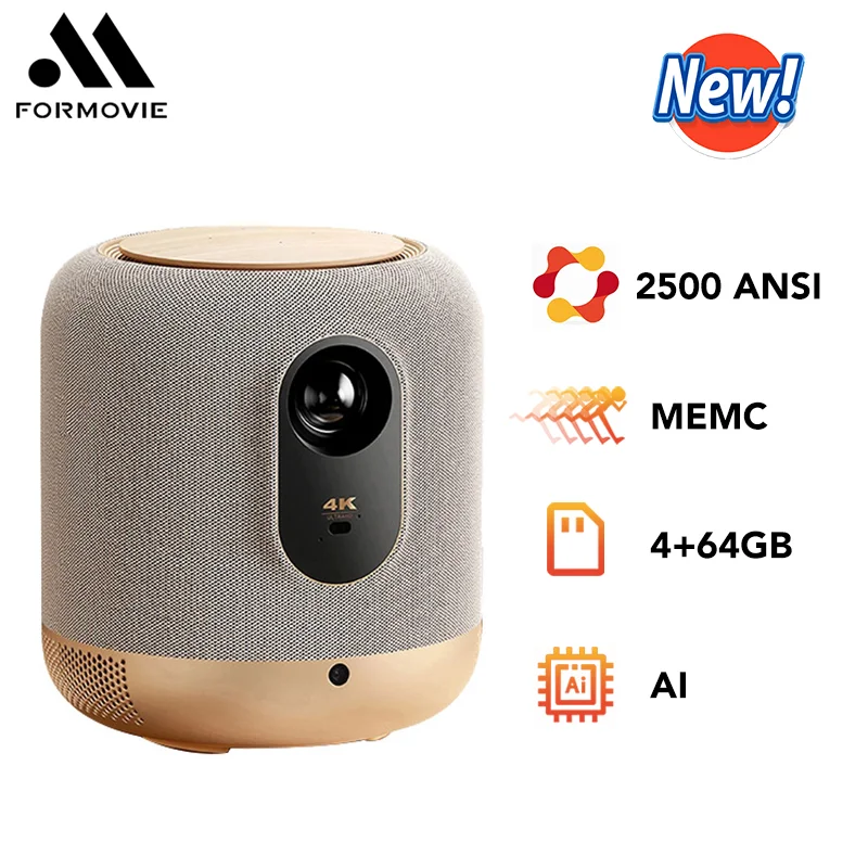 Formovie V10 4K Projector 2500ANSI Lumen Laser light source MEMC HDR10 ...