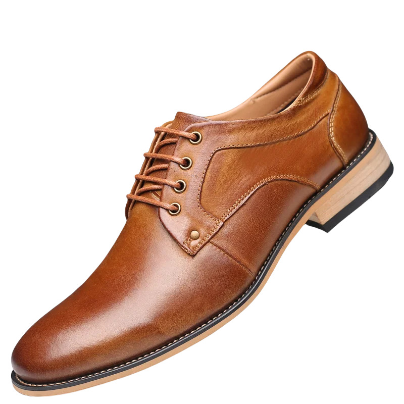 2025 Men's Genuine Leather Shoes Extra Size 11 12 13 Top Head Leather ...