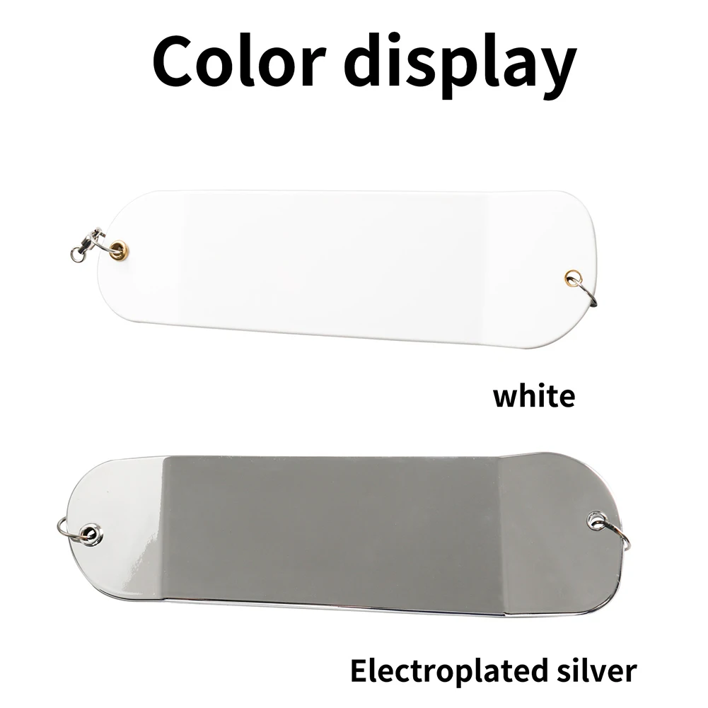 1-10PCS-Fishing-Diving-Flash-Board-Fishing-Tackle-Aluminum-Alloy-21-5cm ...