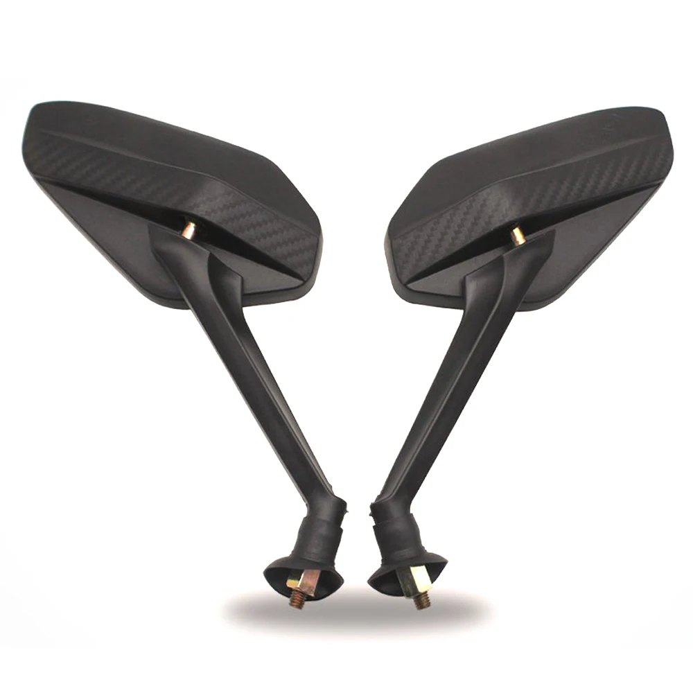 Universal-8mm-Motorcycle-Rearview-Mirrors-Black-Scooter-Side-Mirrors ...