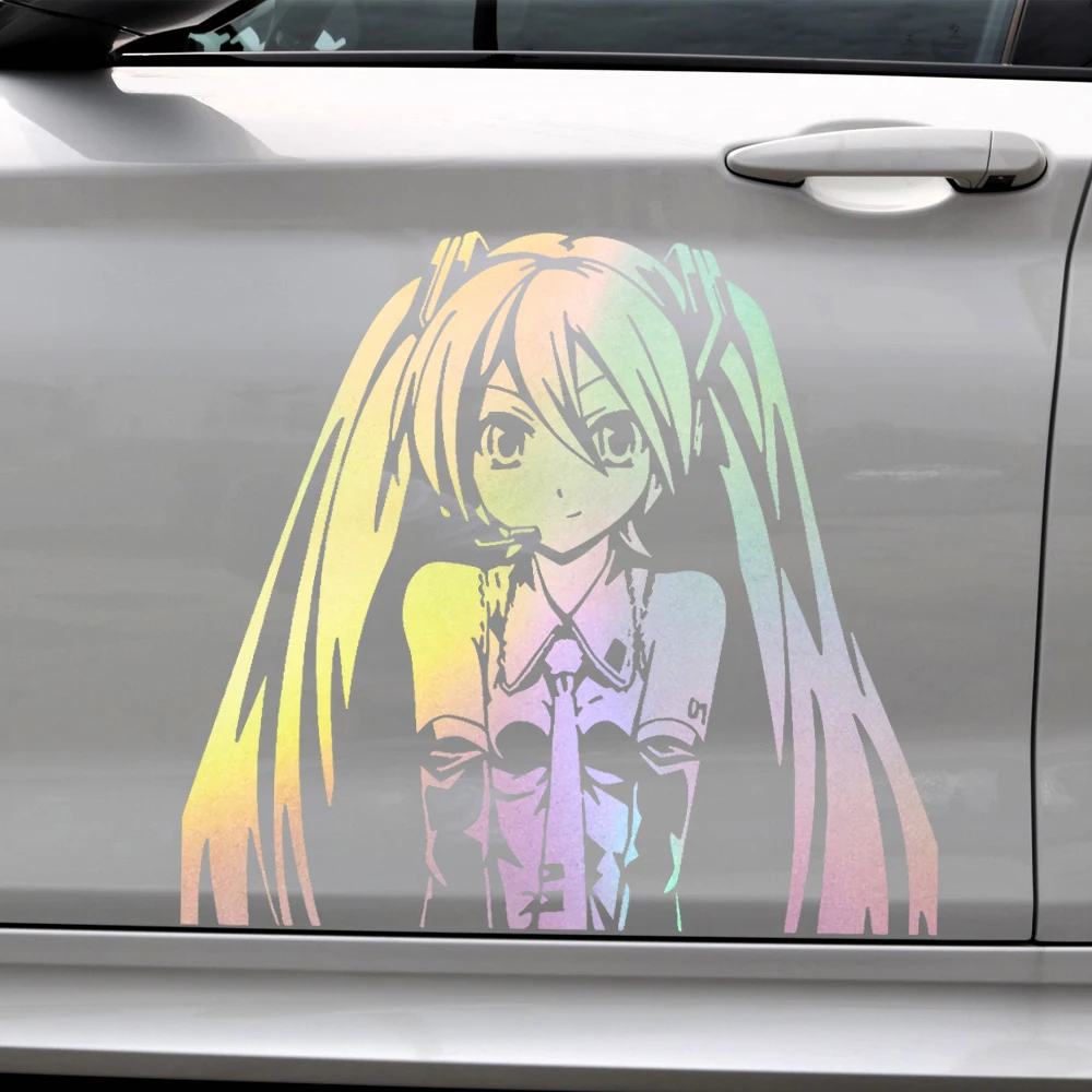Anime-Girl-Car-Stickers-Japanese-JDM-Sticker-Decoration-Car-Accessories ...