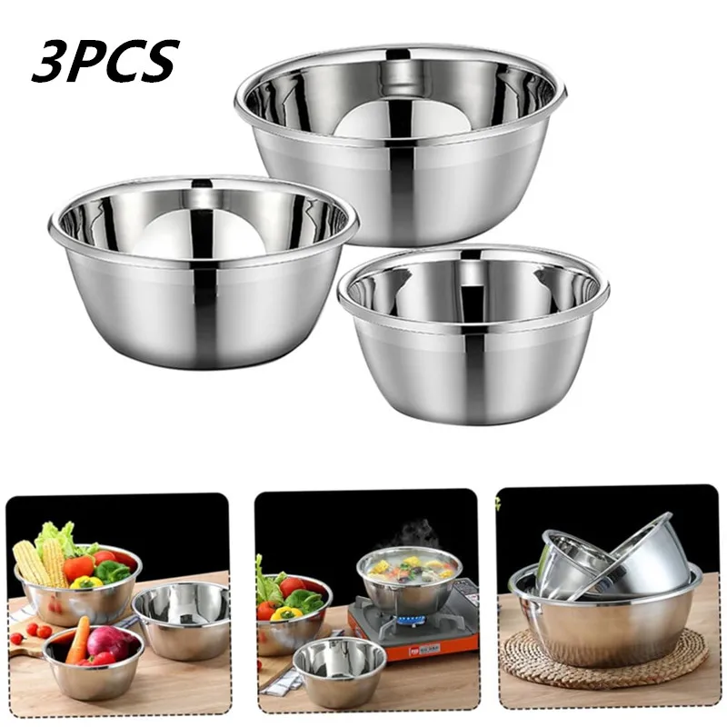 3pcs-Stainless-Steel-Fruit-and-VegetableWashing-Basin-Set-Kitchenware ...