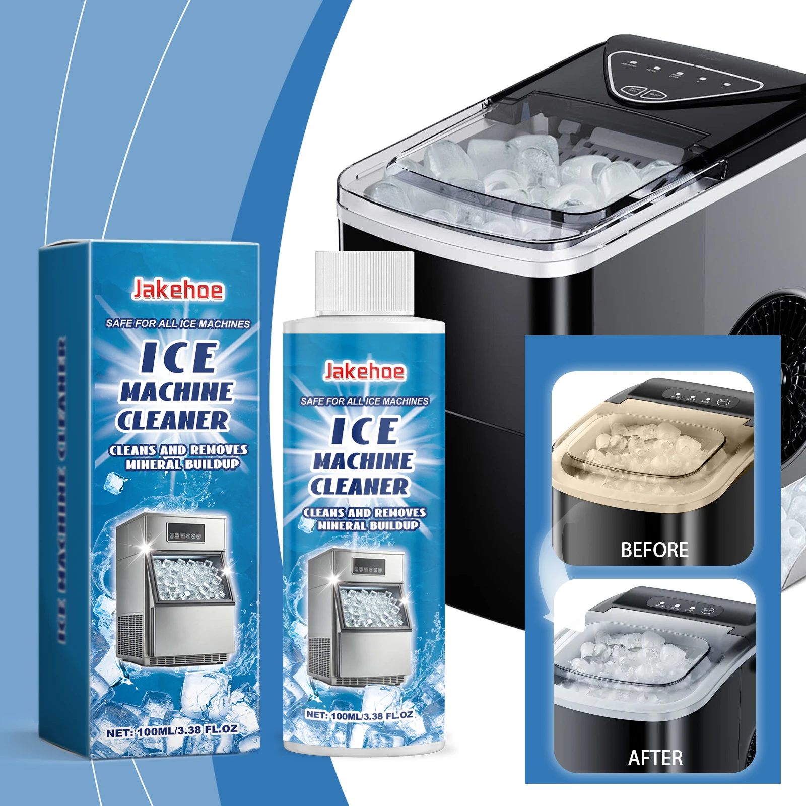 Ice Maker Cleaner Gently Removes Water Stains And Odors Daily ...