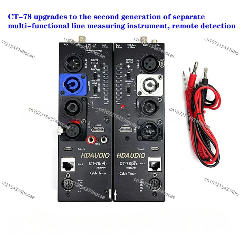 CT-78-separate-multi-function-line-tester-XLR-signal-line-tester-HDMI ...