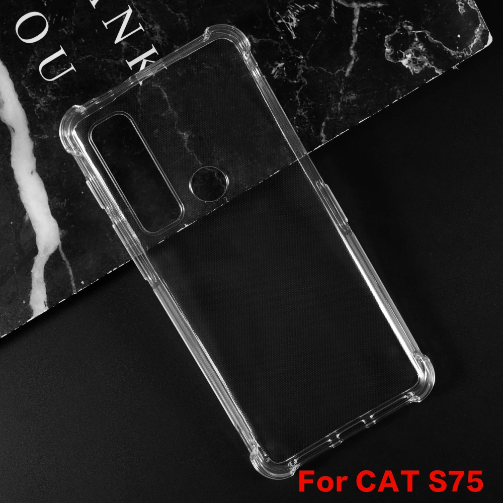 For-CAT-S75-Case-Ultra-Thin-Crystal-Clear-Shock-Absorption-Technology ...