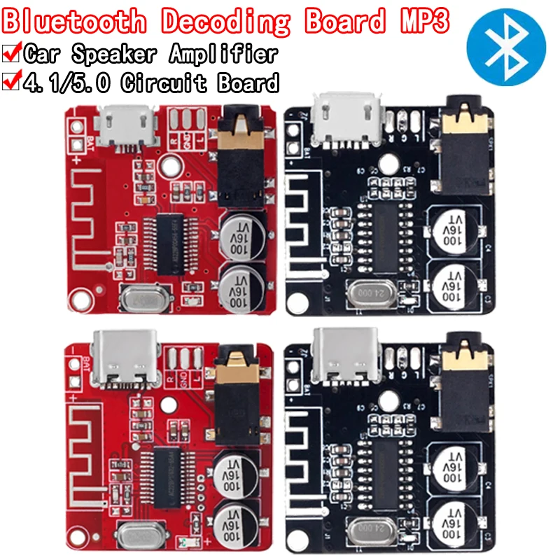 MP3-Bluetooth-Decoder-Board-Lossless-Car-Speaker-Audio-Amplifier-Board ...