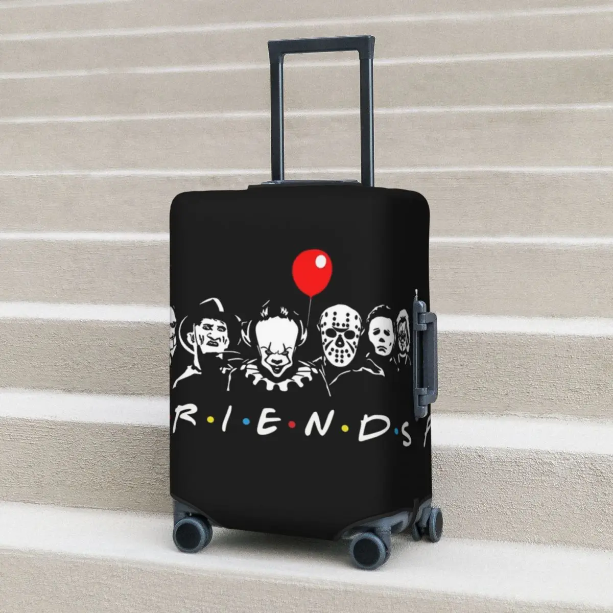 Horror-Movie-Halloween-Friends-Suitcase-Cover-Film-Character-Travel ...