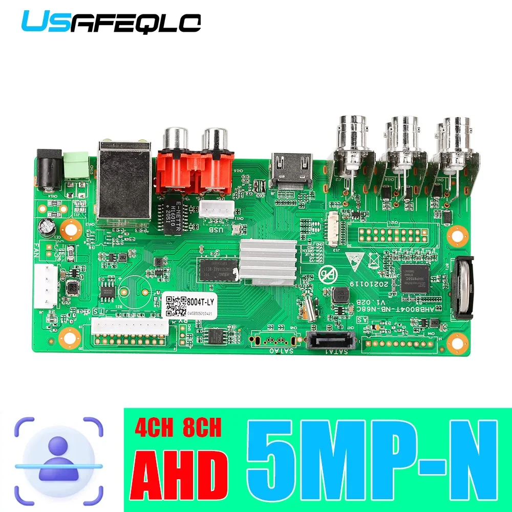 H-265-Main-PCB-AHD-5MP-N-4-Channel-AHD-DVR-Recorder-Video-Recorder-4 ...