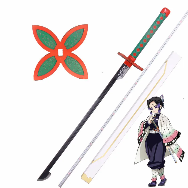 Hot Anime Demon Slayer Kochou Shinobu Sword Weapon Cosplay Samurai ...