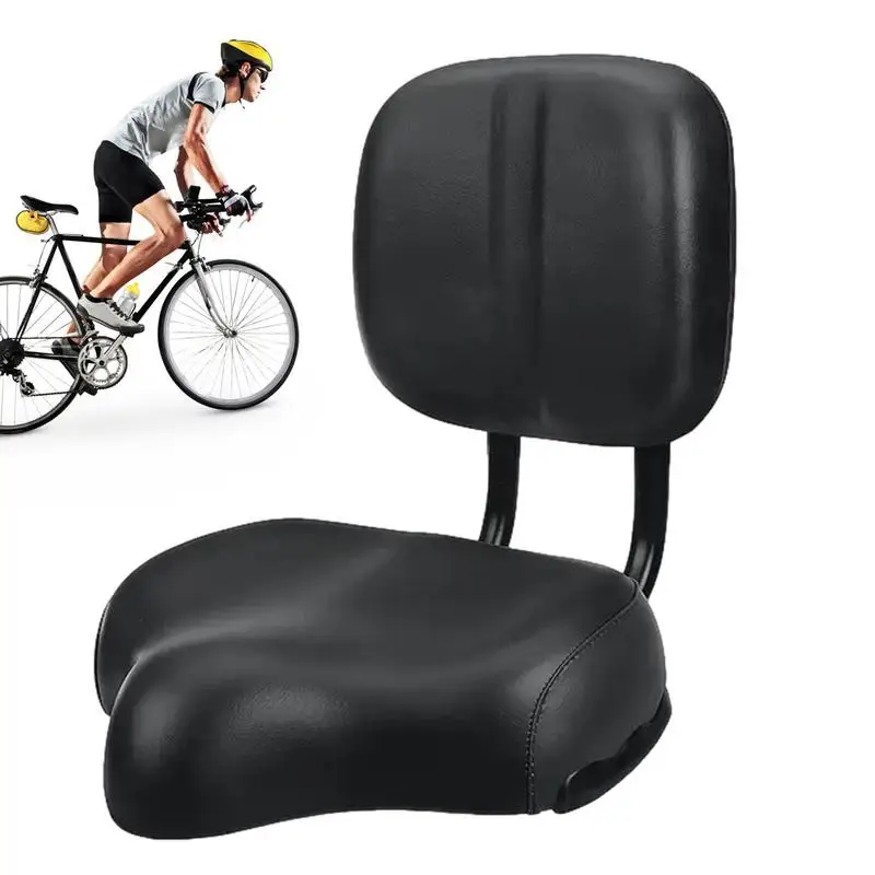 Universal Bike Seat Soft Back Rest Oversize Tricycle Saddle With ...