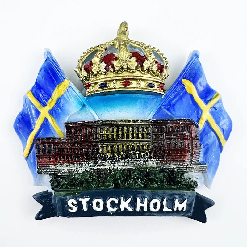 Sweden Fridge Magnets Stockholm Travelling Souvenirs Fridge Stickers ...