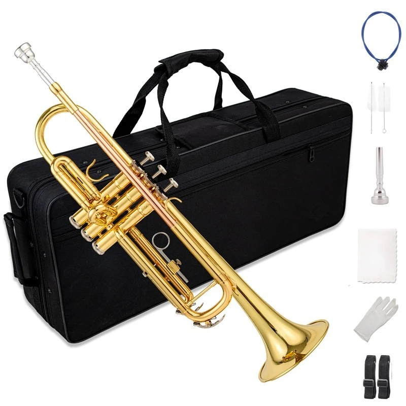 Bb Trumpet Phosphor Bronze Trumpets Professional Children Adults Brass ...