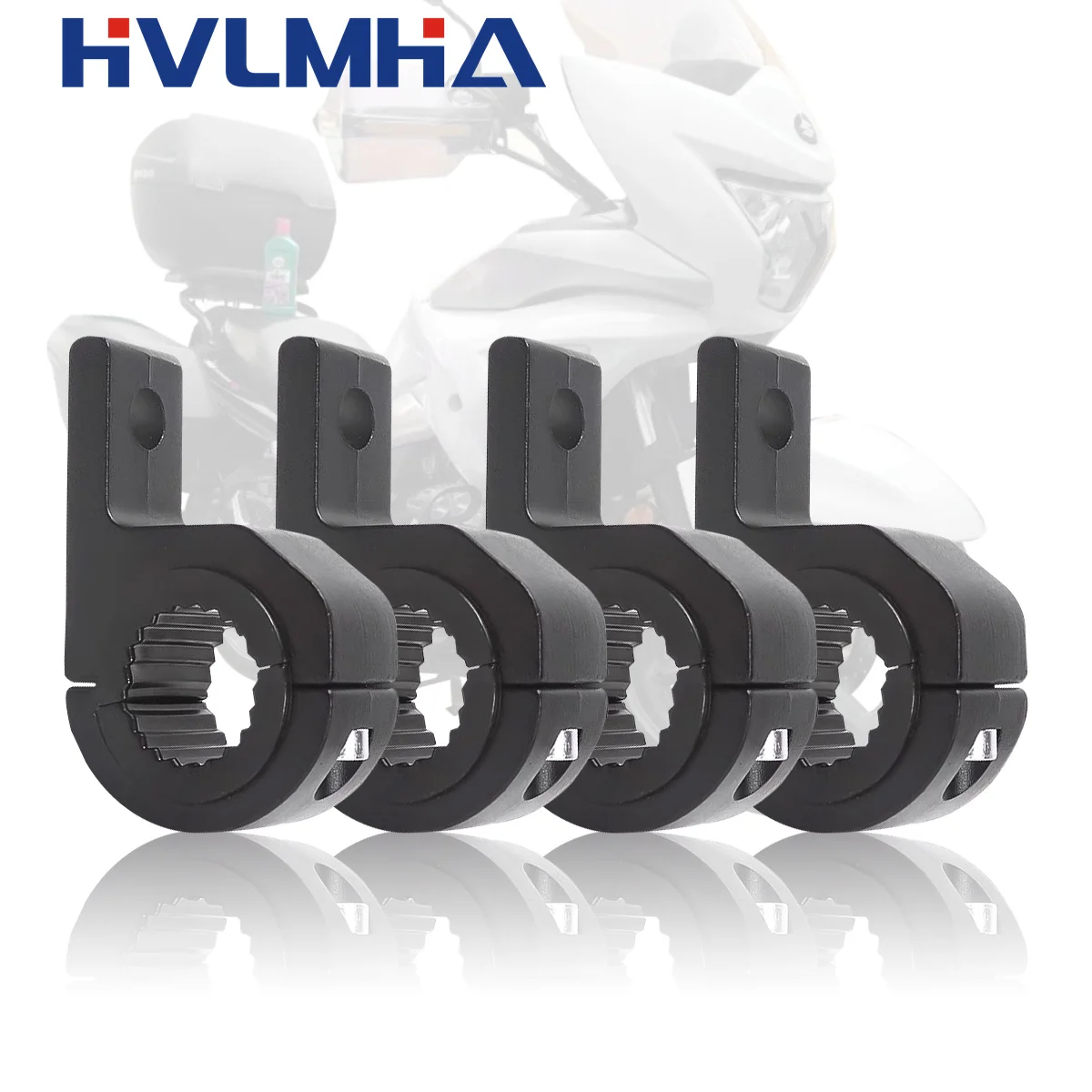 1-4pc-Universal-Car-Motorcycle-Headlight-Clamps-Brackets-Tube-Clamp-Kit ...