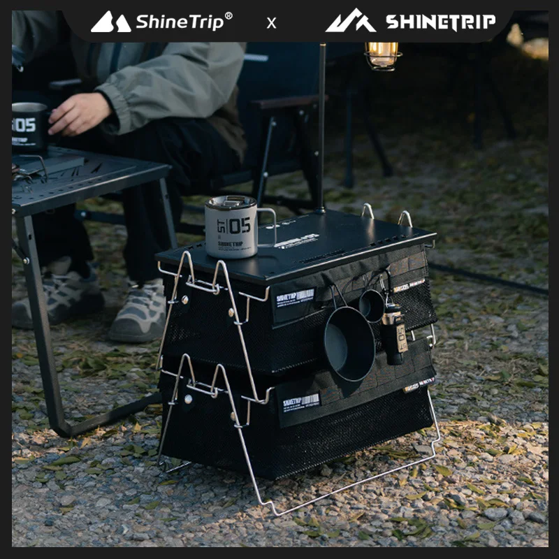 Shinetrip-Outdoor-Camping-Storage-Basket-Tactical-Windproof-Stainless ...