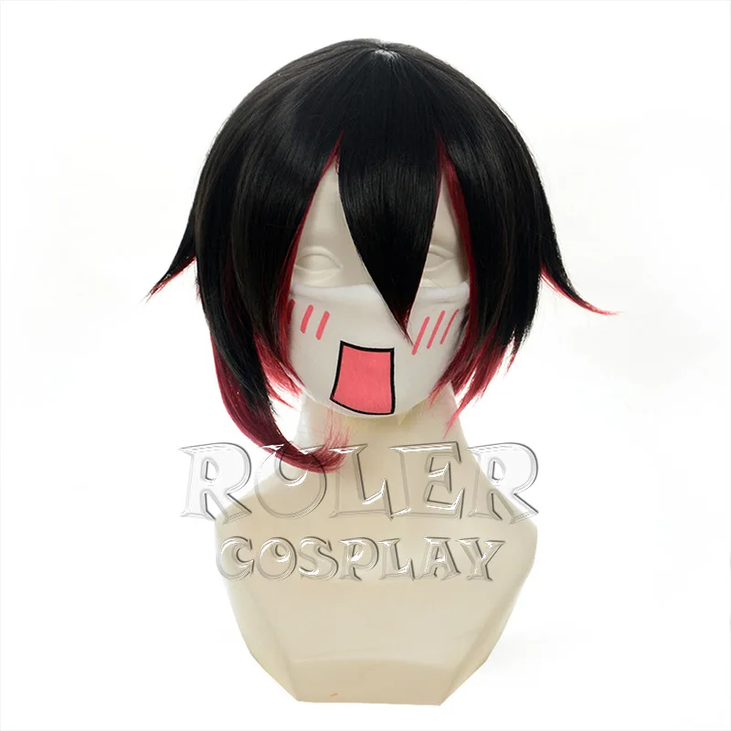 Peruca Rubi Cosplay Rwby Action Figure Rwby Ruby Rose 16