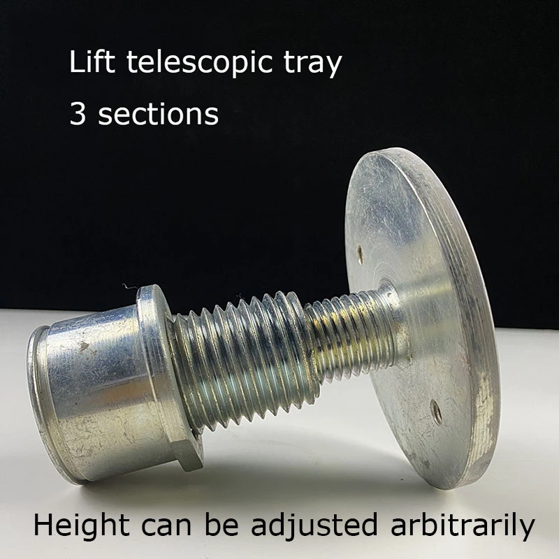 1PC Lift Tray Spiral Telescopic Support Pad, Supporting Round Rubber ...