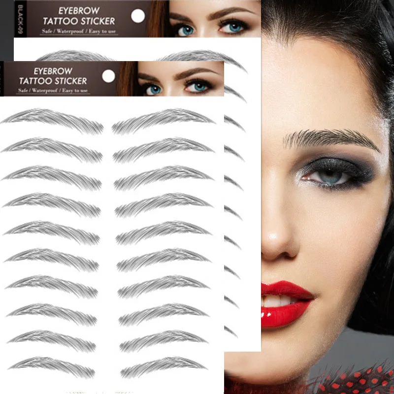 Eyebrow-Makeup-Tattoo-Sticker-Water-based-Hair-liked-Waterproof-Long ...