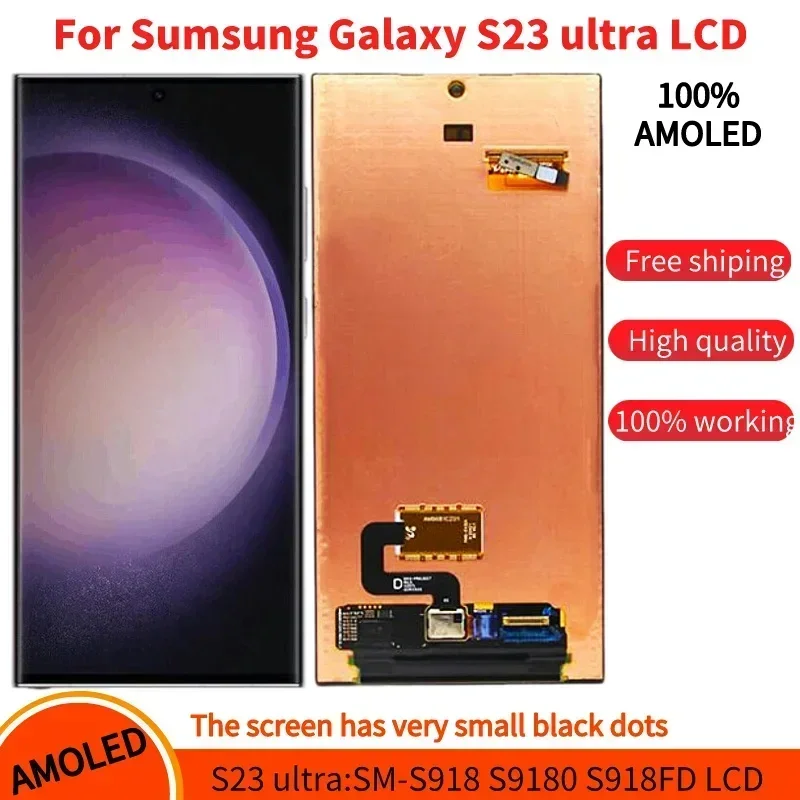 AMOLED-LCD-For-Samsung-Galaxy-S23-Ultra-5G-LCD-Display-Touch-Screen ...