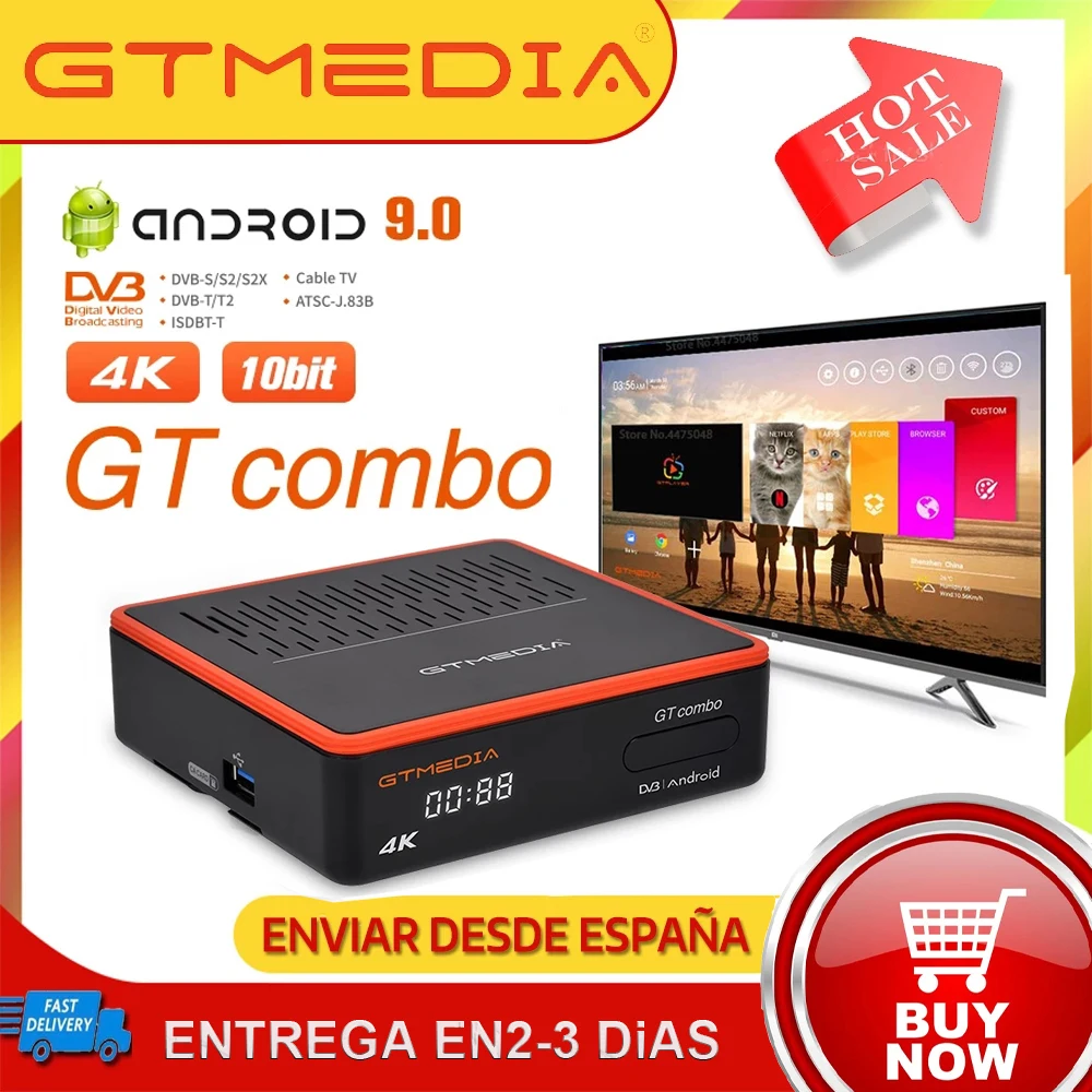 GTMEDIA-TV-BOX-GT-Combo-DVB-S2X-DVB-T2-BT-4-0-decodificador-de-Internet ...