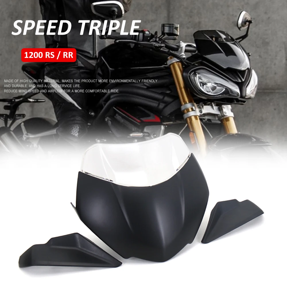 NEW-2021-2022-Windshield-Windscreen-FOR-SPEED-TRIPLE-1200-RR-RS ...