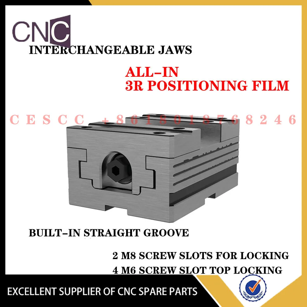 3R copper male multi-station self-centering vise, five-axis zero point ...