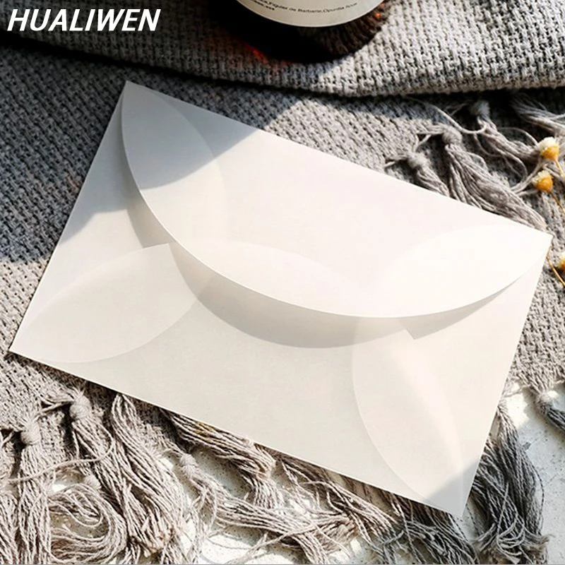 20pcs/lot Custom Semi-Transparent Sulfuric Acid Paper Envelopes For DIY ...