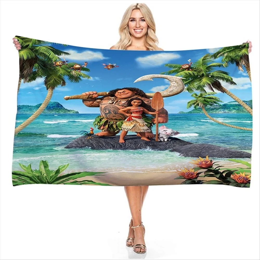 Disney-oceano-moana-3d-impress-o-areia-livre-toalha-de-praia-secagem-r ...