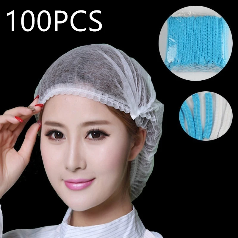 Disposable-Microblading-Non-Woven-Fabric-Makeup-Hair-Net-Cap-Sterile ...
