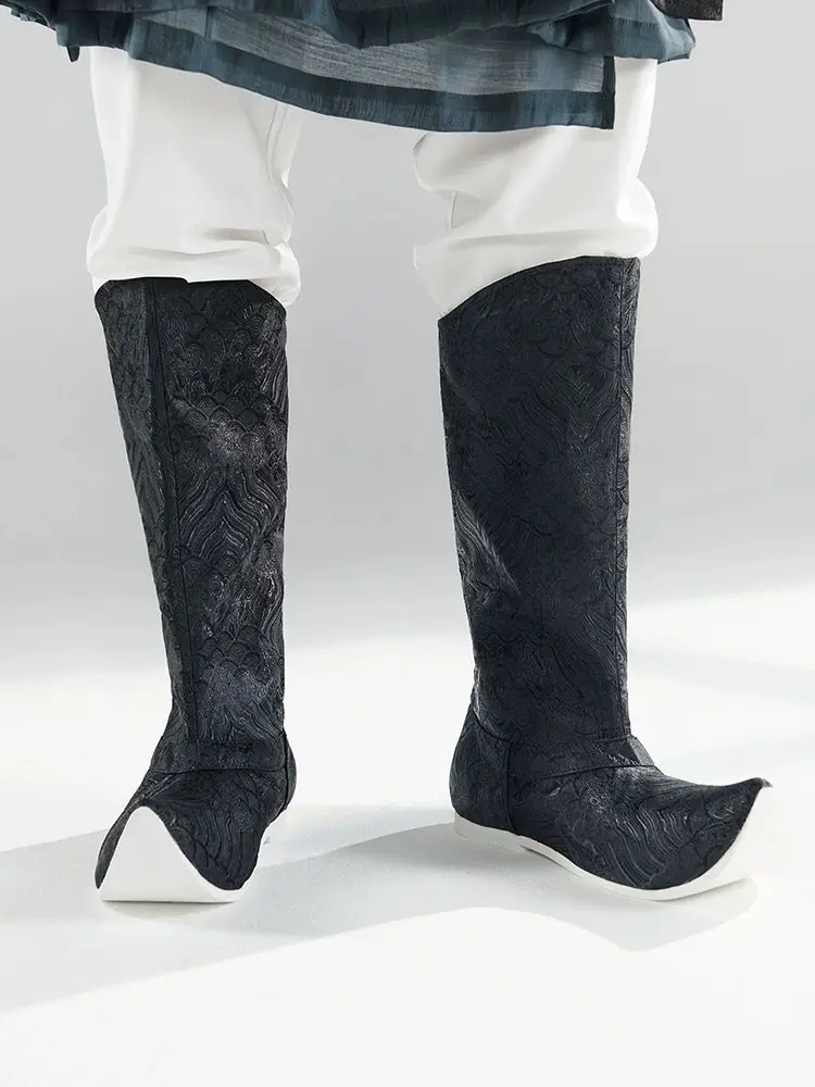 Chinese-Song-Dynasty-Hanfu-Boots-Shoes-Men-Chinese-Vintage-Rubber ...