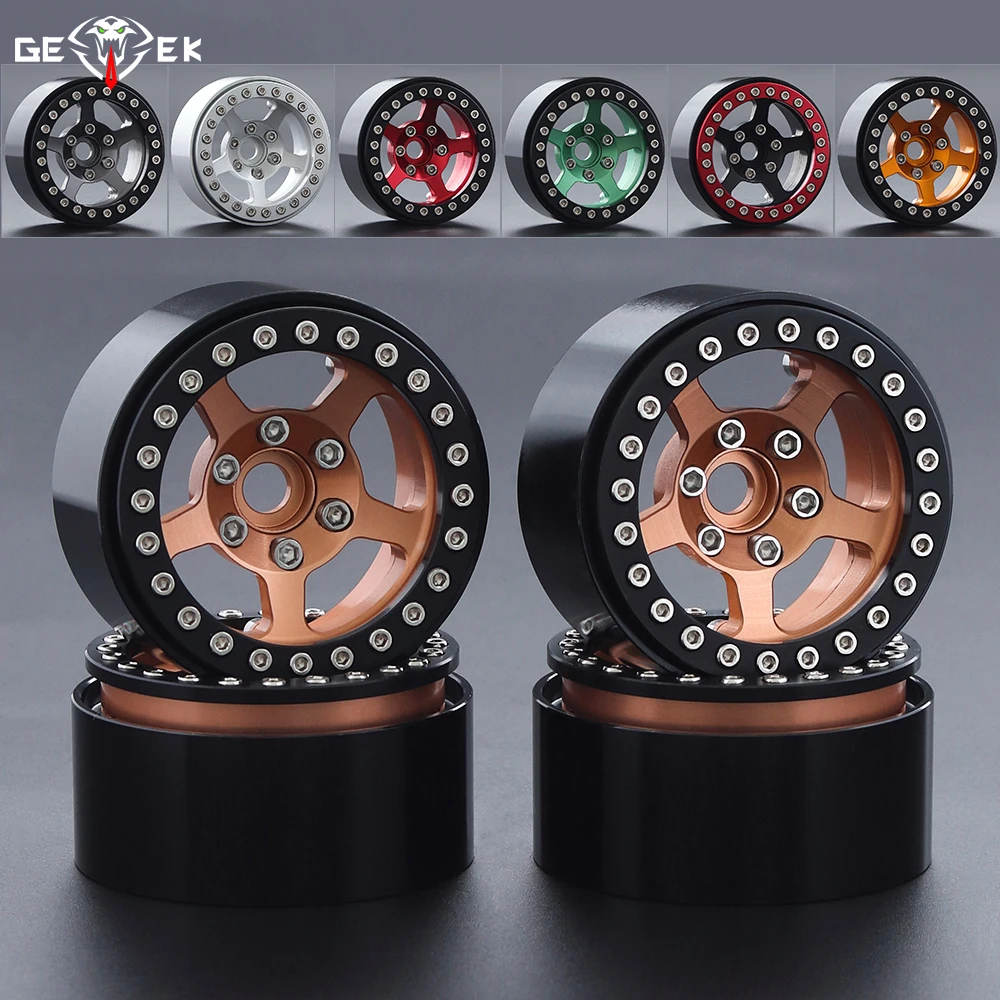 RC-Car-CNC-Aluminum-Alloy-1-9-Beadlock-Wheels-5-Spokes-Rim-56x30mm-for ...