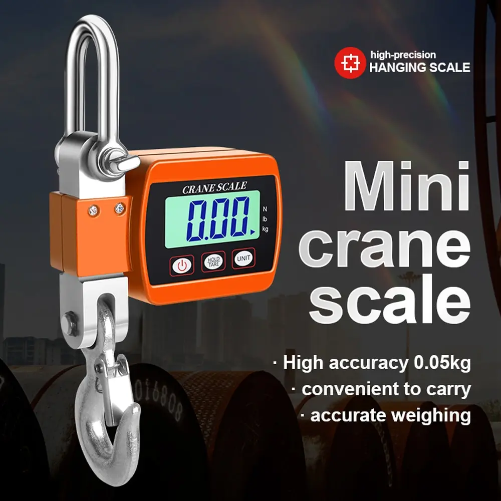 LCD Digital Crane Scale Portable Industrial Electronic Scales - Easy ...
