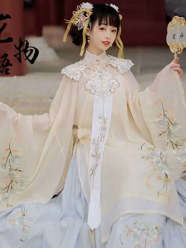 Hanfu-Chinese-style-Traditional-clothes-Ming-Dynasty-Cloud-Shoulder ...