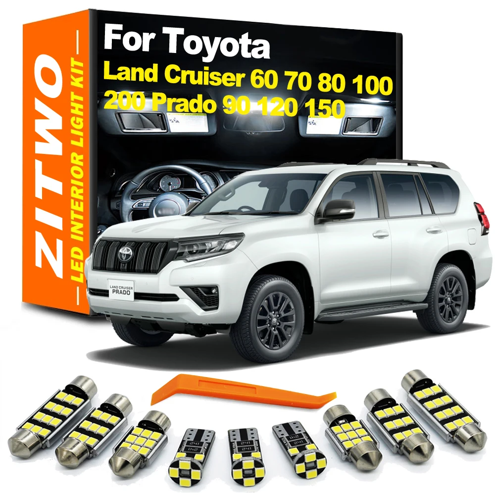 LED Interior Light Kit For Toyota Land Cruiser LC 60 70 80 100 200 ...