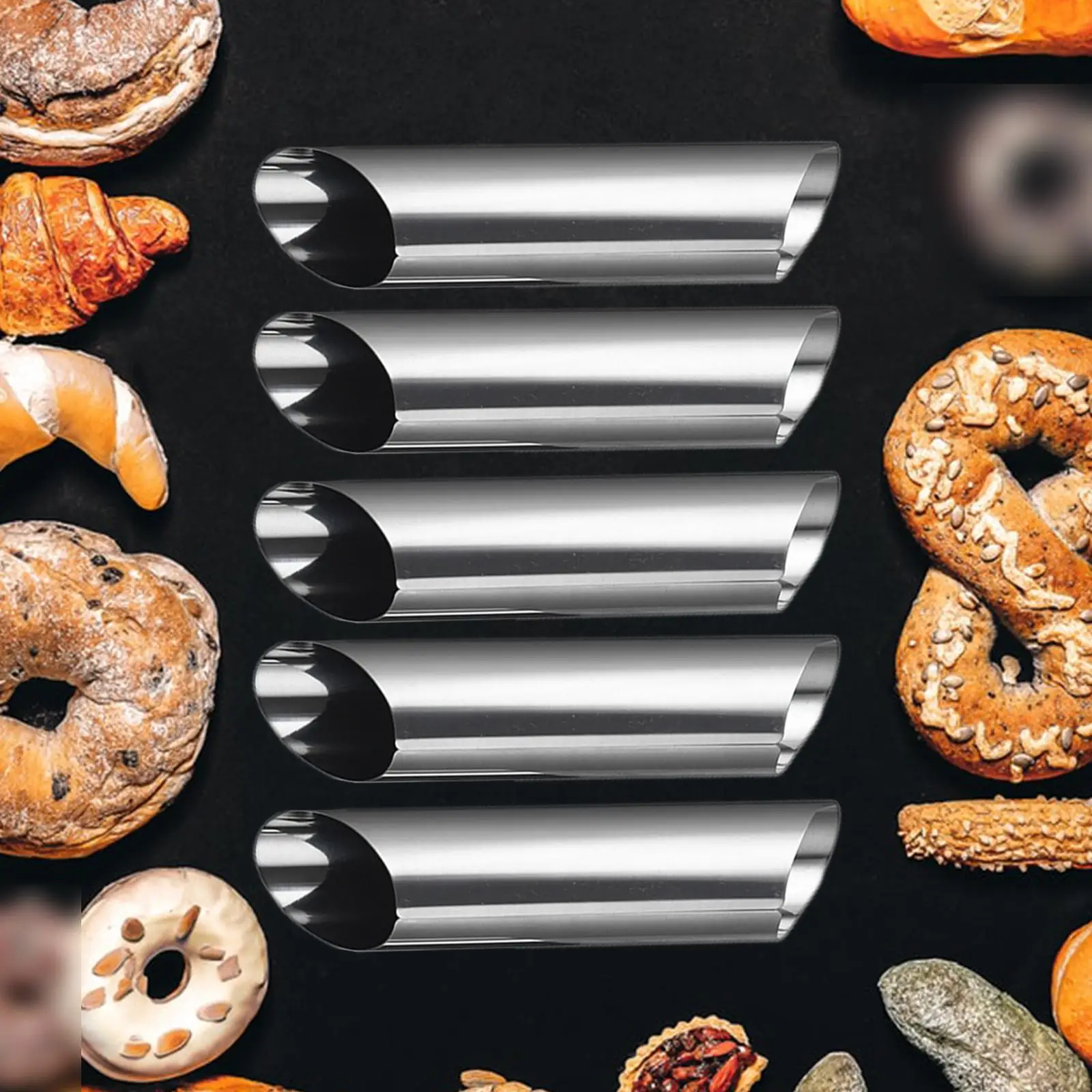 5-Pieces-Food-Grade-Cannoli-Form-Tubes-Baking-Tools-Cannoli-Tubes ...