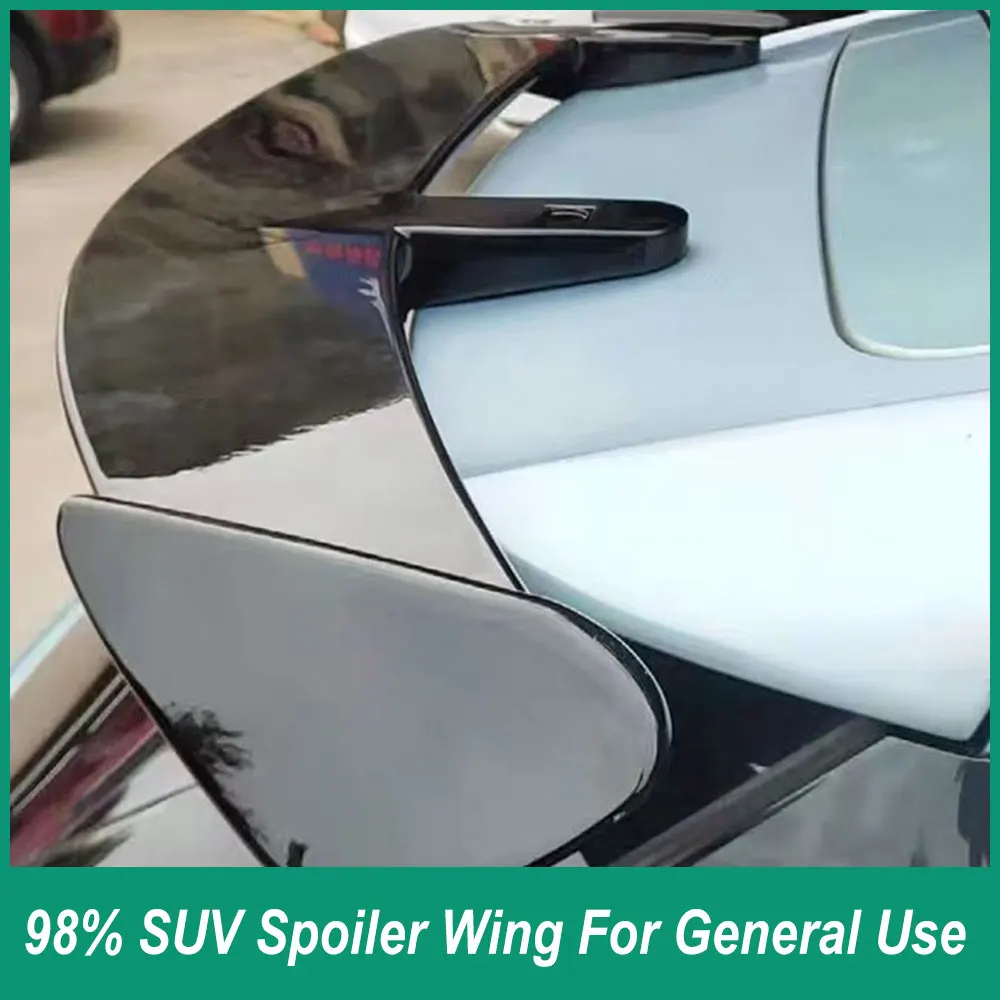 ABS-Glossy-Carbon-Black-Universal-Rear-Roof-For-Mostly-Hatchback-SUV ...