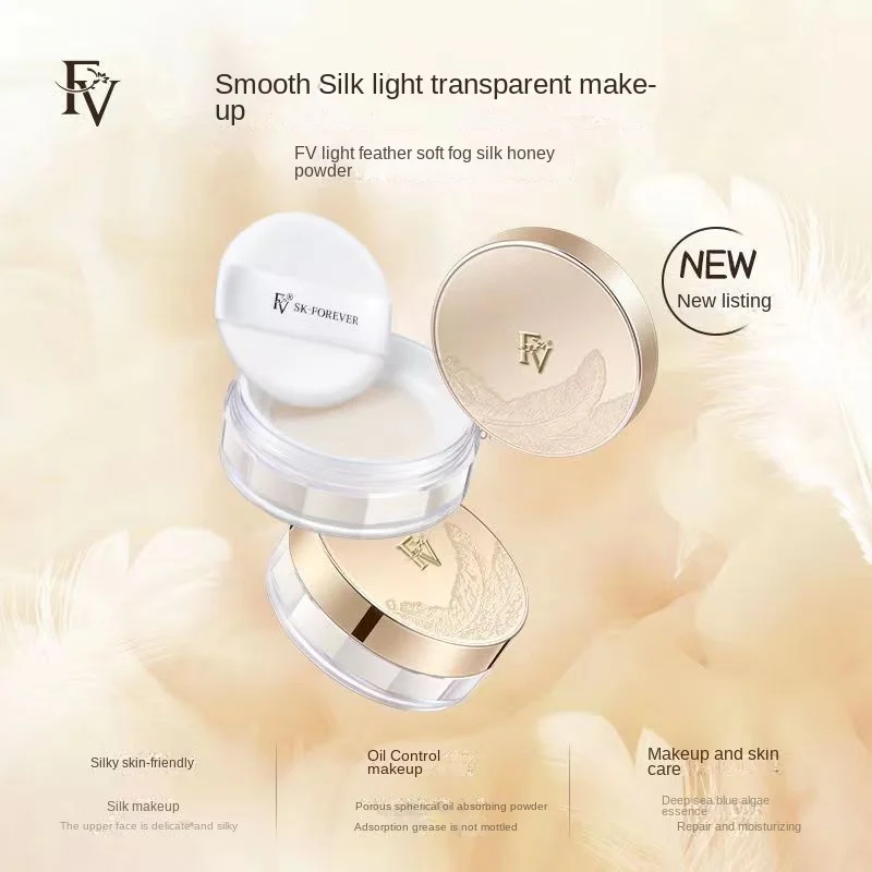FV-Loose-Powder-with-Puff-Mineral-Waterproof-Matte-Setting-Powder ...