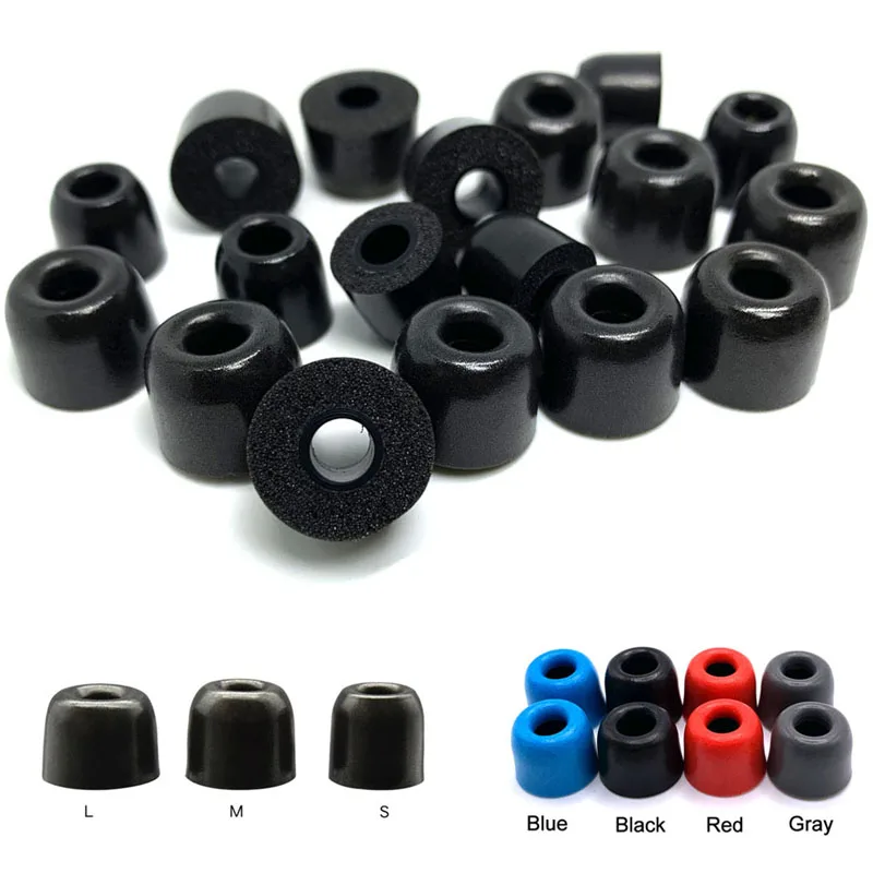 9-Pairs-Upgrade-Memory-Foam-Ear-Pads-T100-3-0mm-L-M-S-Noise-Lsolating ...