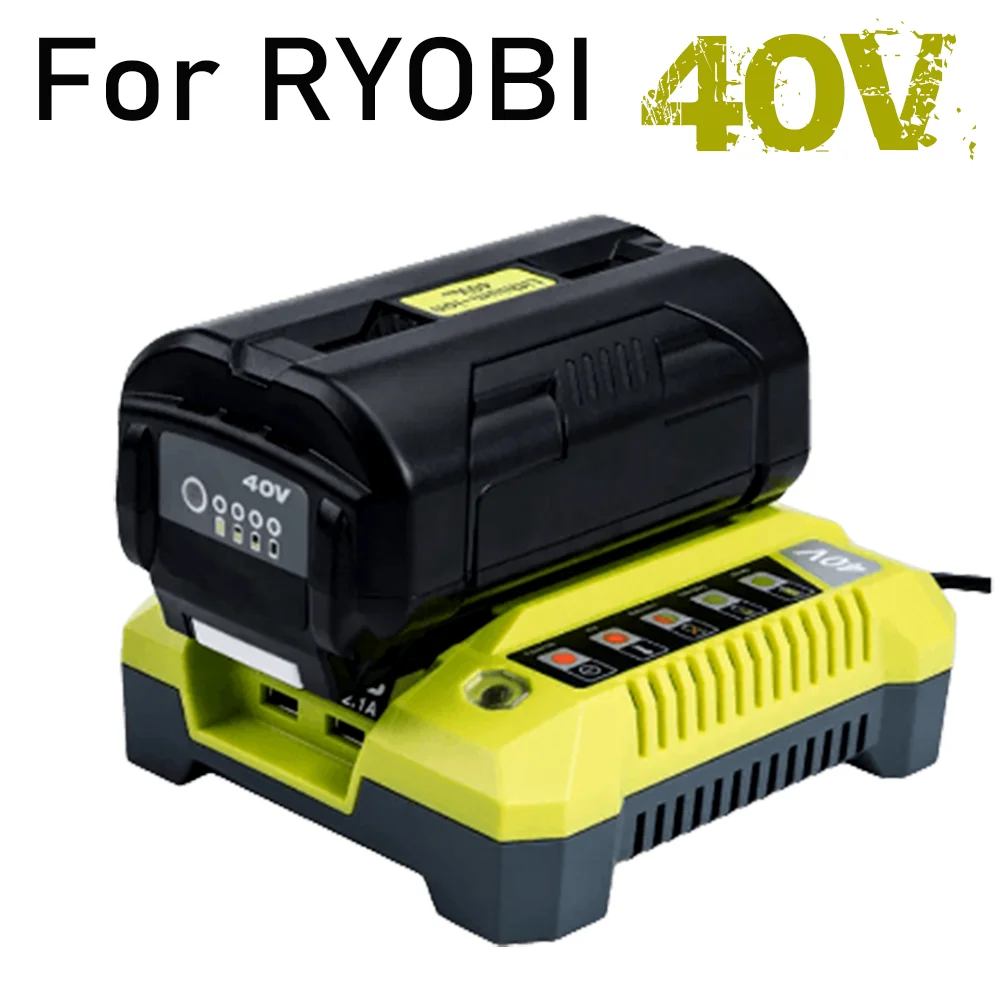 New For Ryobi 40V 10Ah High Capacity OP4040 OP4026 OP40501 OP40401 ...