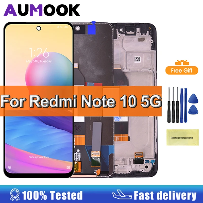 6-5-Note-10-Display-For-Xiaomi-Redmi-Note-10-5G-LCD-Display-Touch ...